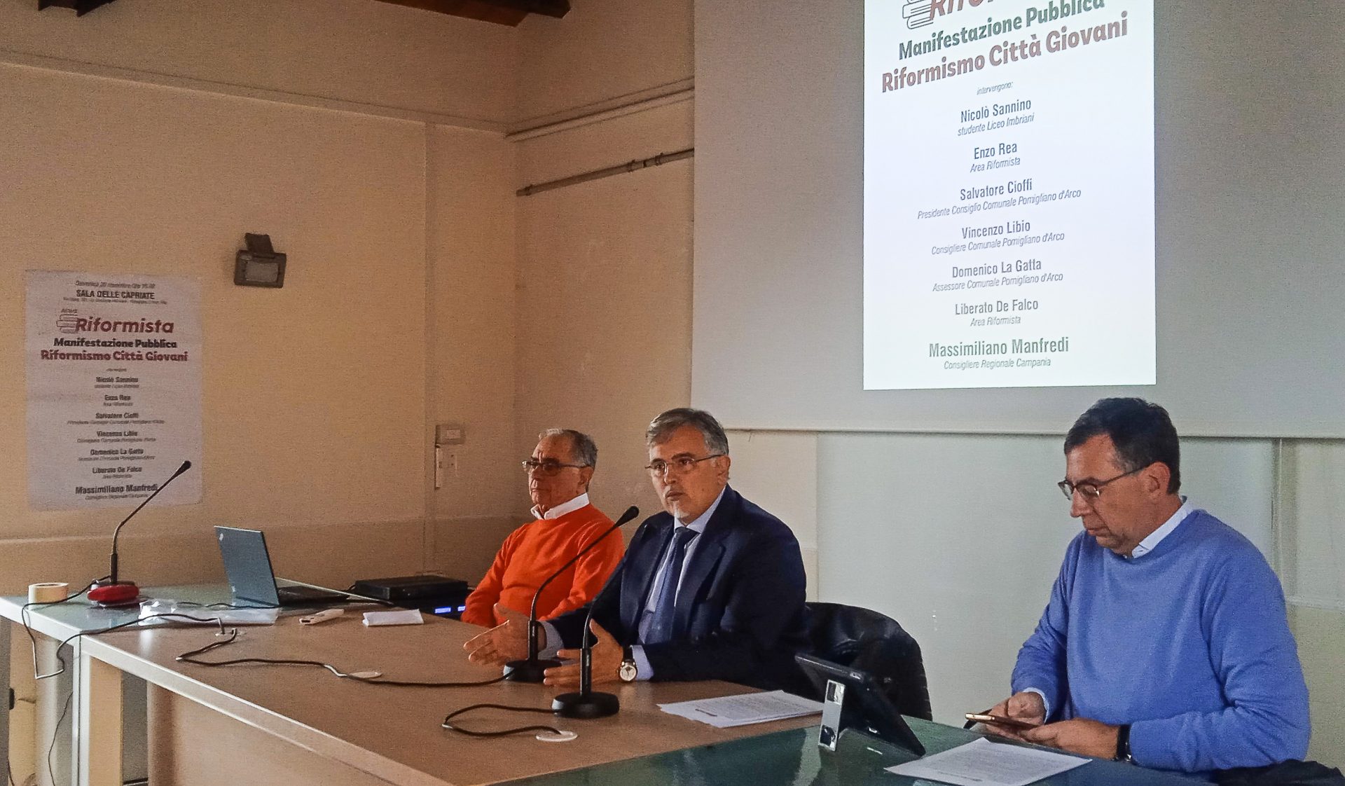 Pomigliano, Manfredi tiene a battesimo "Area Riformista" - Il Mediano